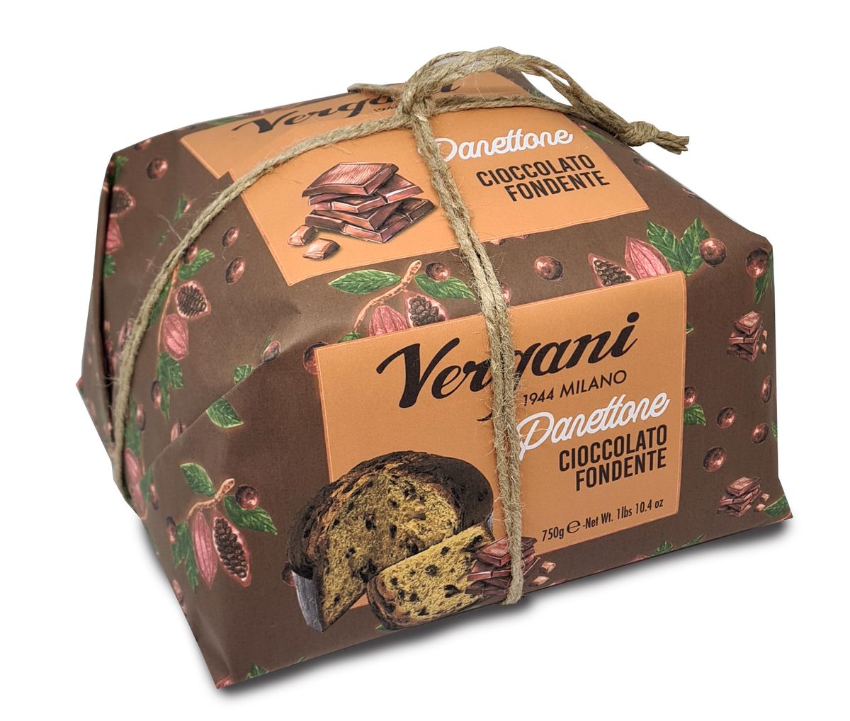 Compra online Panettone Italiano Artesano Vergani Chocolate Fondente ...