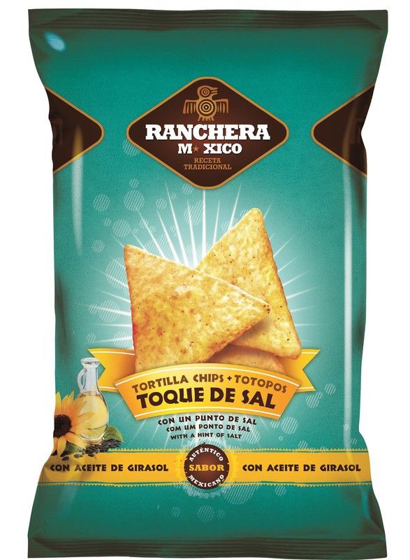 Comida mejicana gourmet. Totopos para guacamole de la marca la ranchera ...