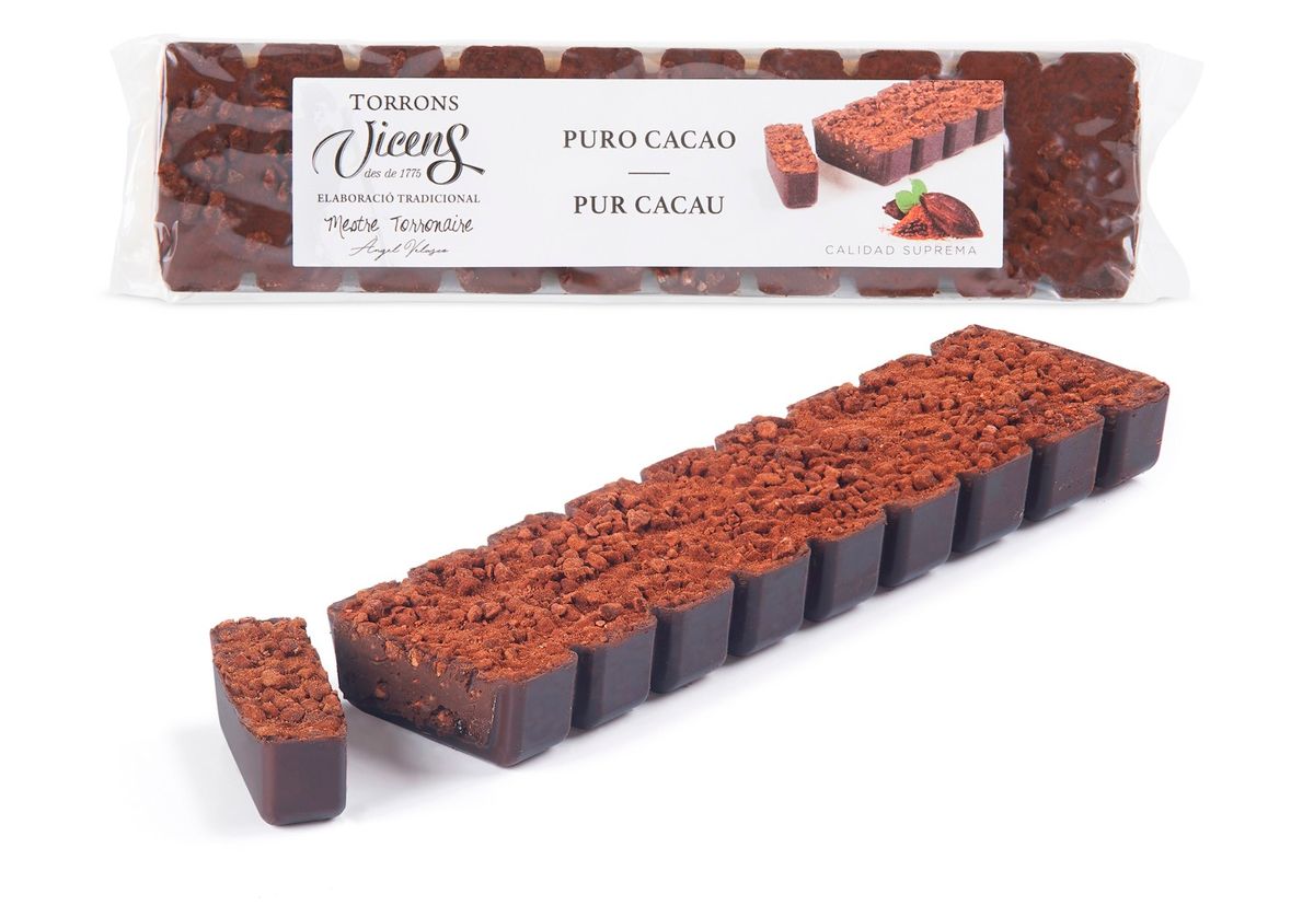 Compra online Turrón Artesano Puro cacao Especial alargado 300 grs ...